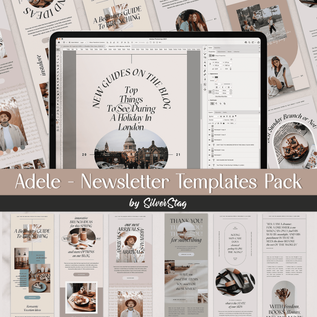 Bella - Canva Newsletter Templates – MasterBundles