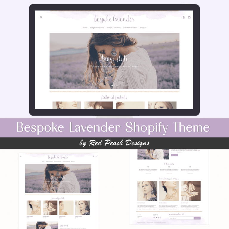 Bespoke Gold Feminine Shopify Theme | Master Bundles