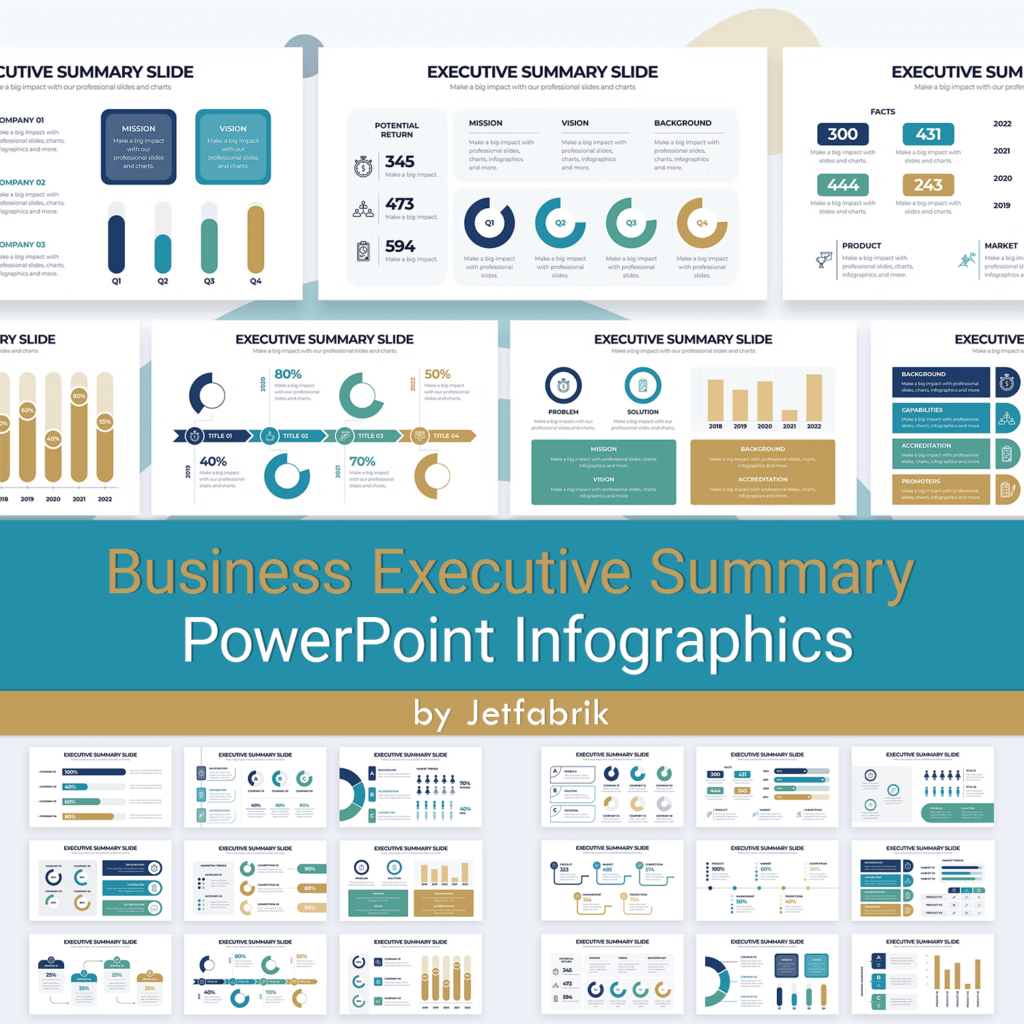 Business Executive Summary PowerPoint Infographics – MasterBundles