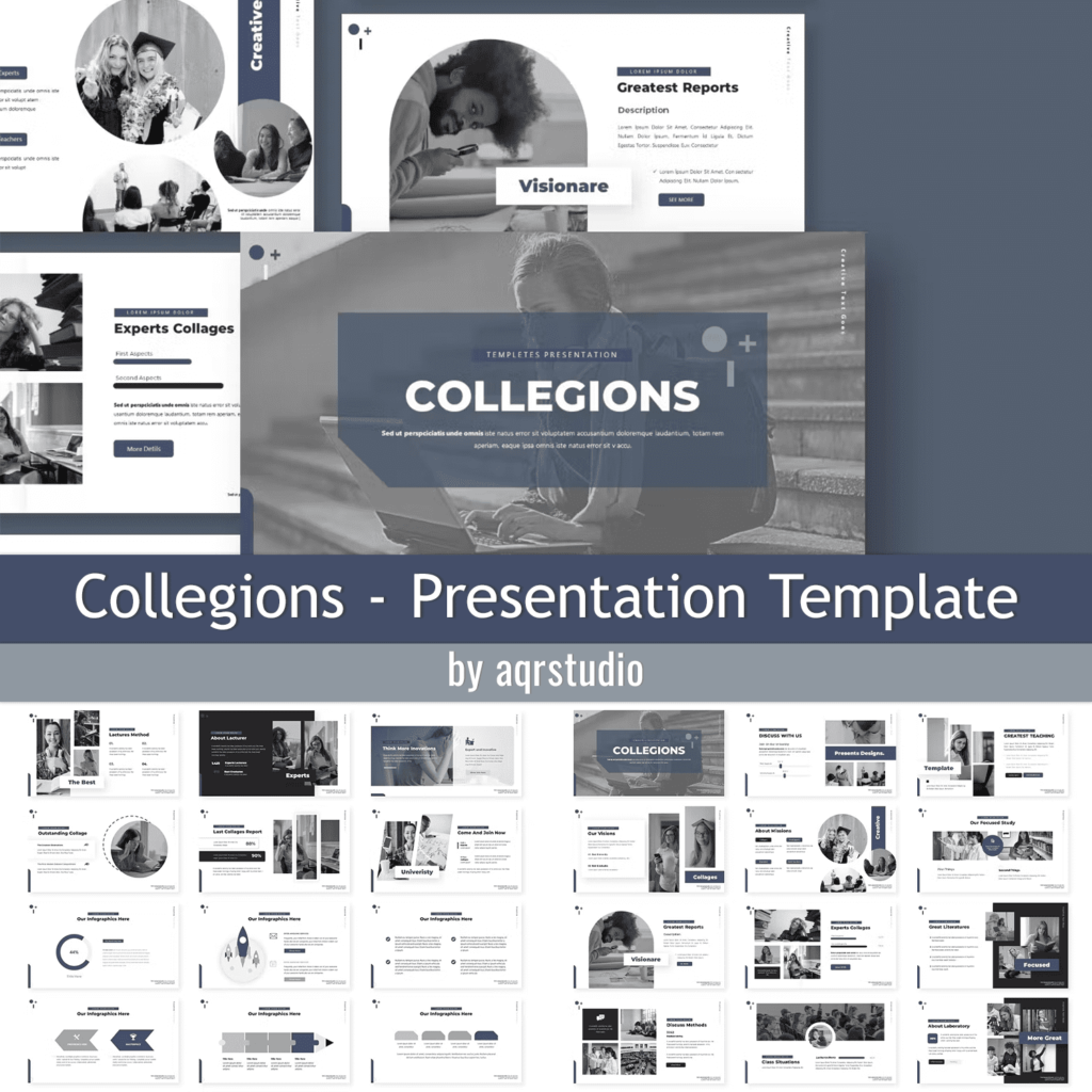 Colleg – Education PowerPoint Presentation Template – MasterBundles