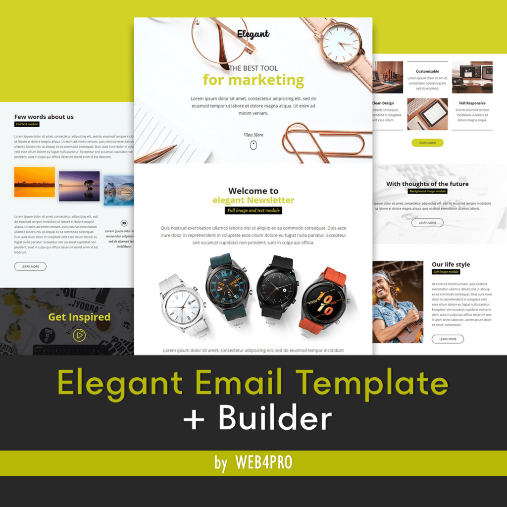 Lampa Email Template + Builder – MasterBundles