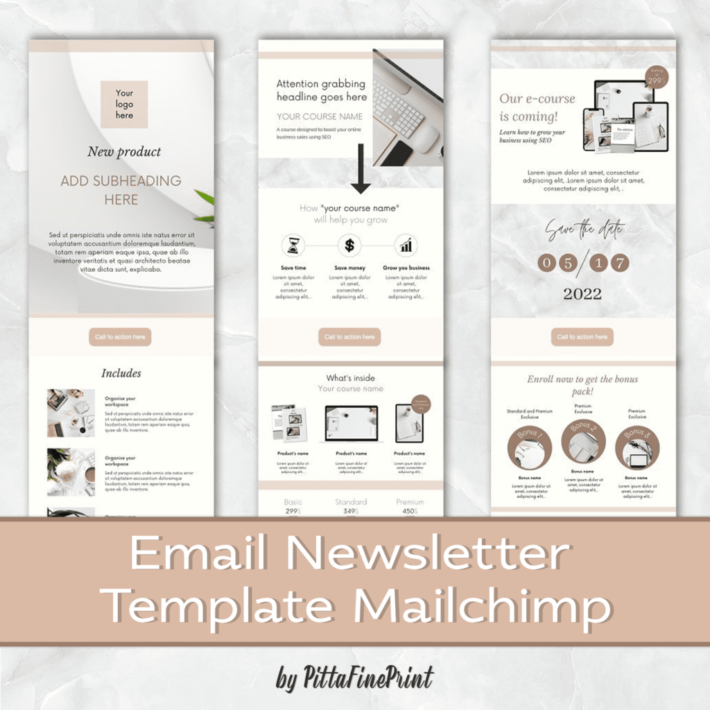Email Newsletter Template Mailchimp – MasterBundles