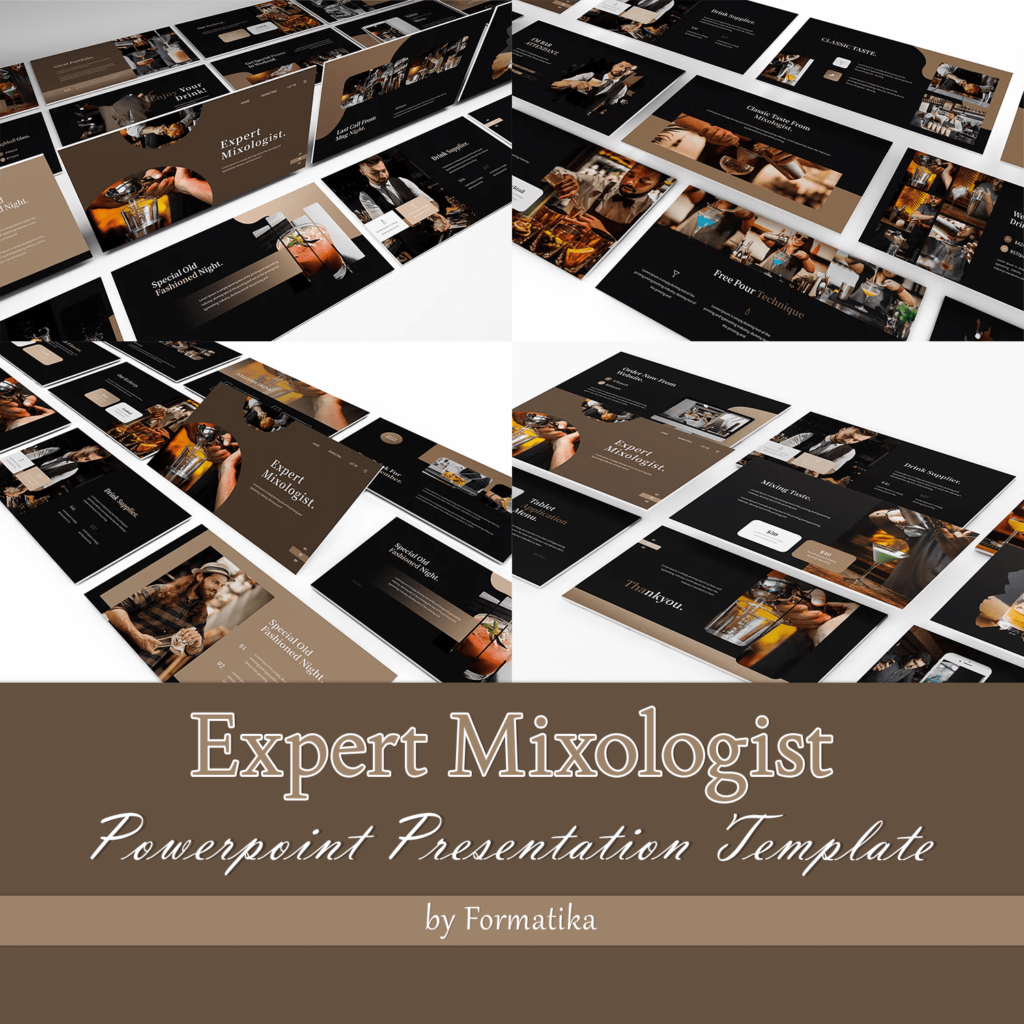 Expert Mixologist Powerpoint Presentations – MasterBundles