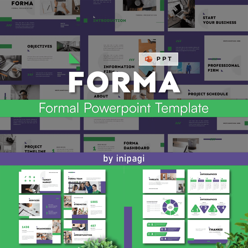 Forma - Formal PowerPoint Template – MasterBundles