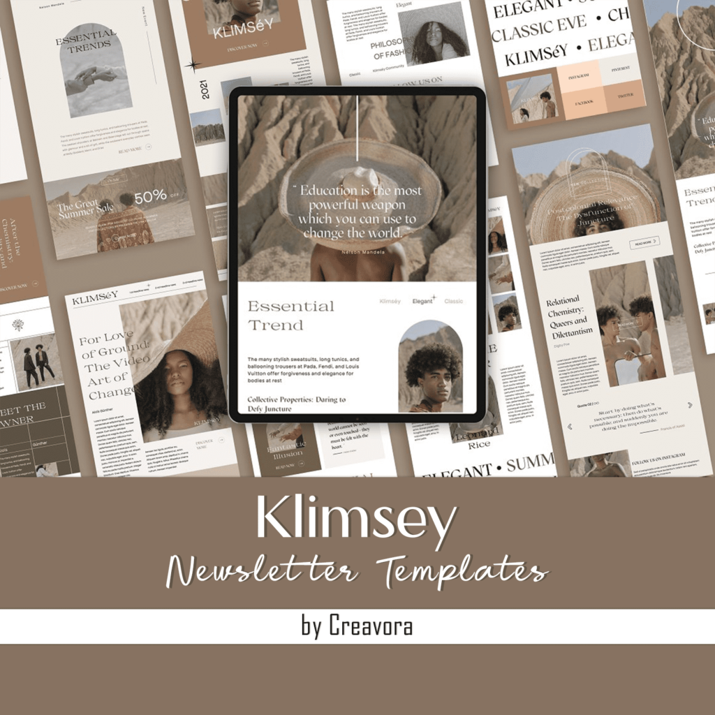 Klimsey Newsletter Templates – MasterBundles