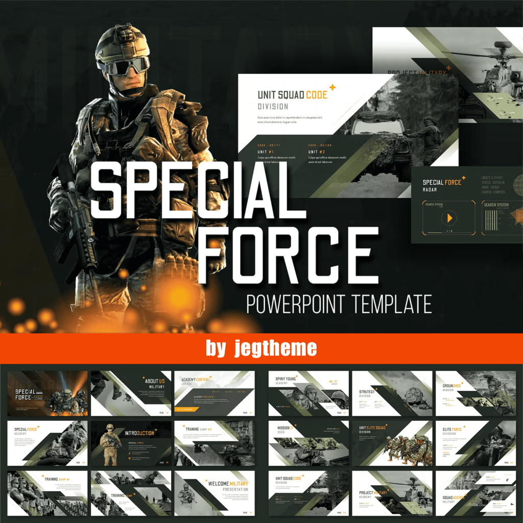 Special Force - PowerPoint Template – MasterBundles