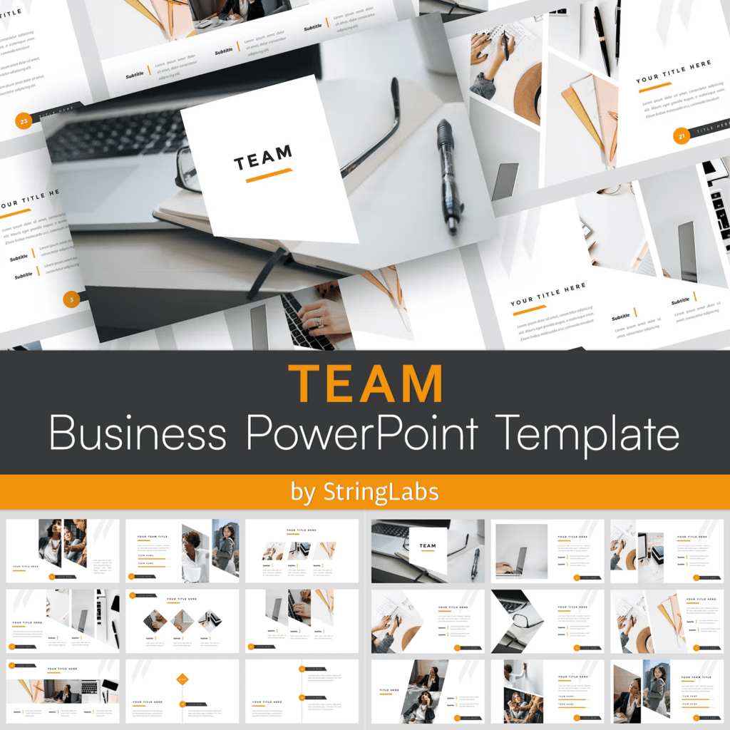Team - Business PowerPoint Template – MasterBundles
