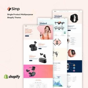 Single Product Shopify Theme - Sinp – MasterBundles