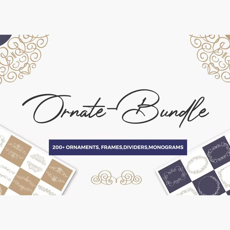 ornate branding and logos bundle - MasterBundles