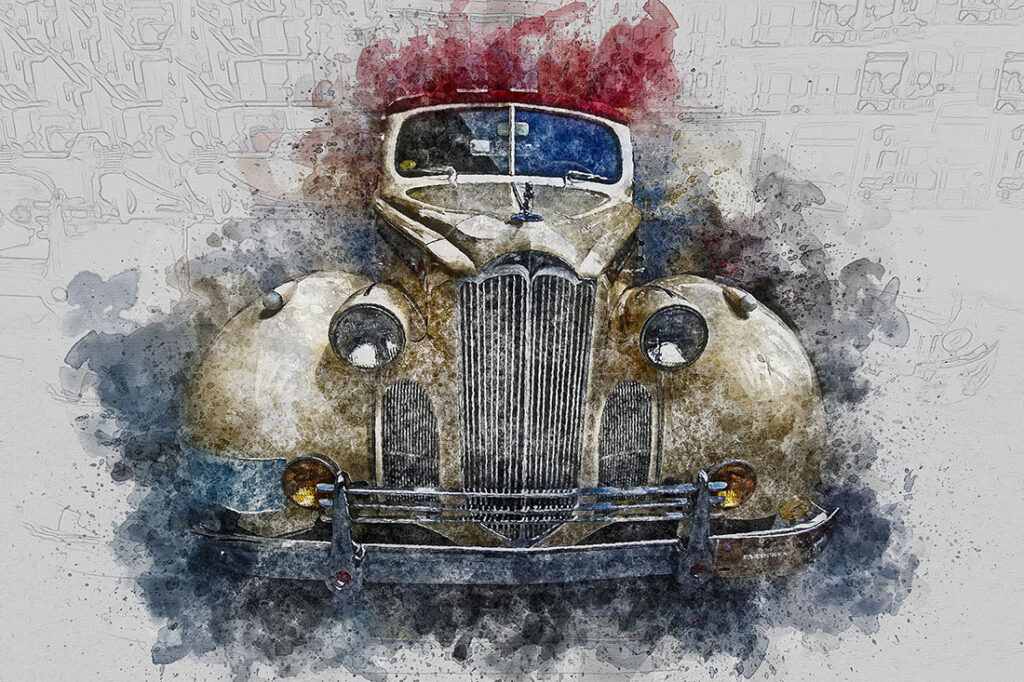 Bundle of 12 VINTAGE CLASSIC CARS HQ Graphics Ready to Print with ...