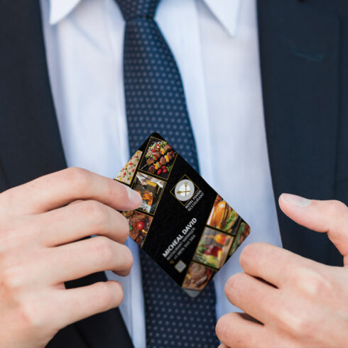 Restaurant Visiting Business Card Template - MasterBundles