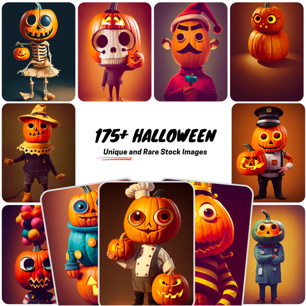 Rare halloween graphic bundle - Anthropomorphic Halloween Graphics ...