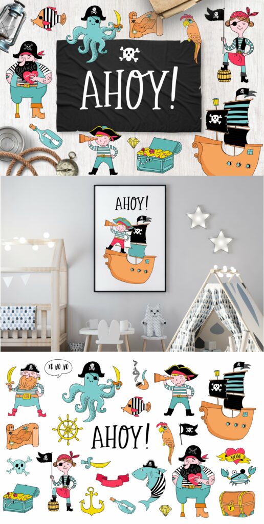 Ahoy! Pirate Collection – MasterBundles