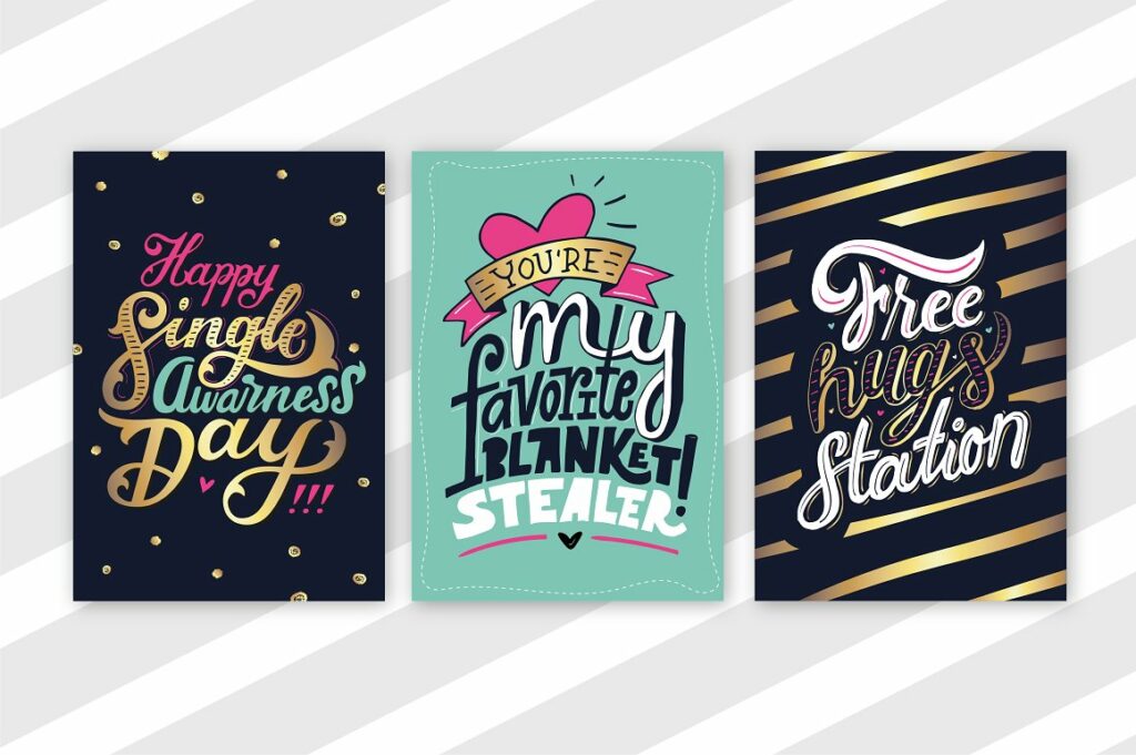 Love Lettering | Valentine's Cards – MasterBundles