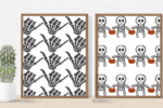 12 Digital Paper Skeleton Halloween Jpg – MasterBundles