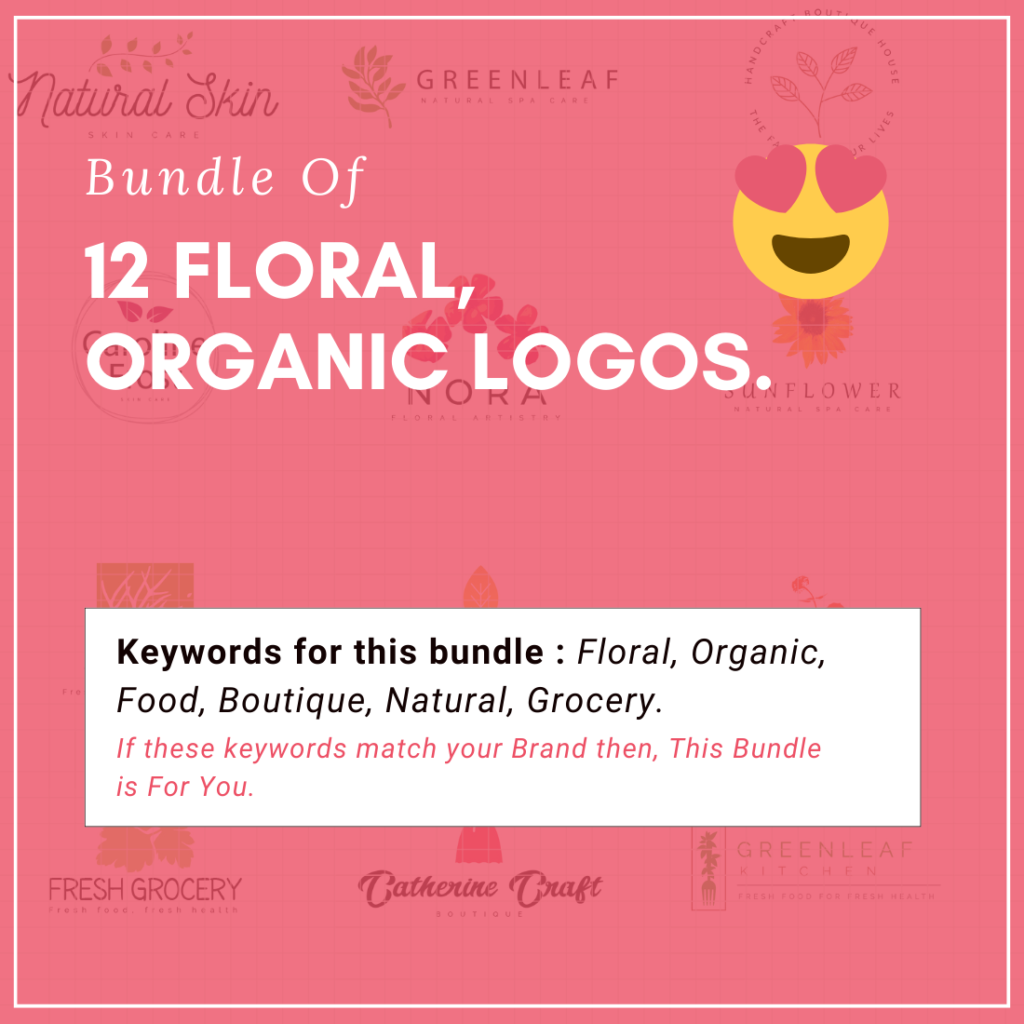 Bundle of 11 Logos Fully Customizable - - MasterBundles