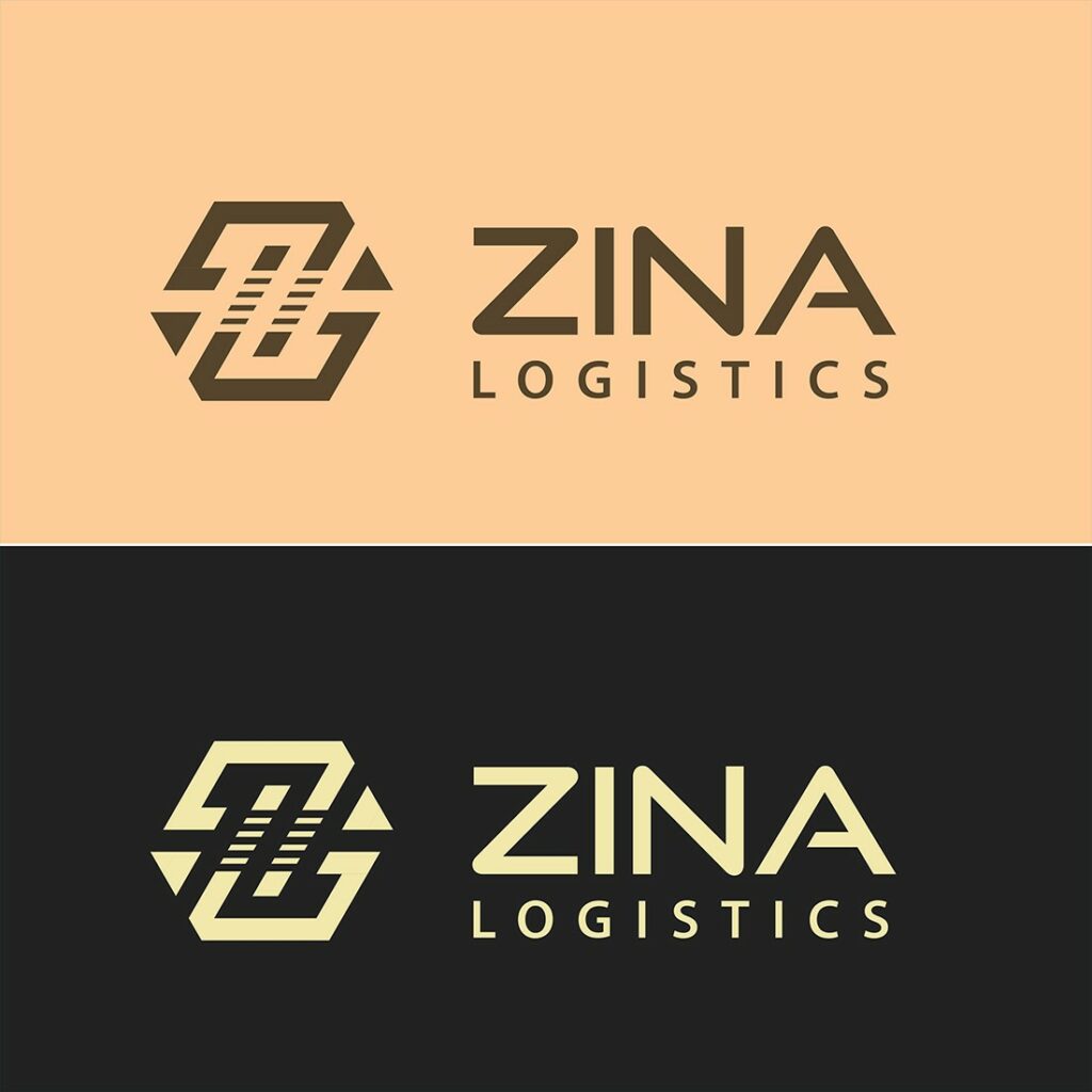 Zina Logo Design – Second Concept - MasterBundles