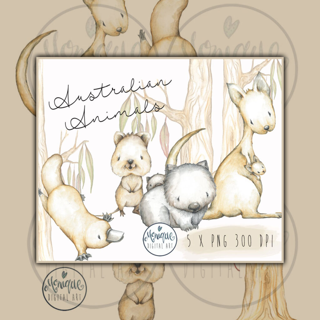 Australian Animals Clip Art – MasterBundles