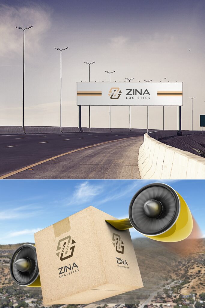 Zina Logo Design – Second Concept - MasterBundles