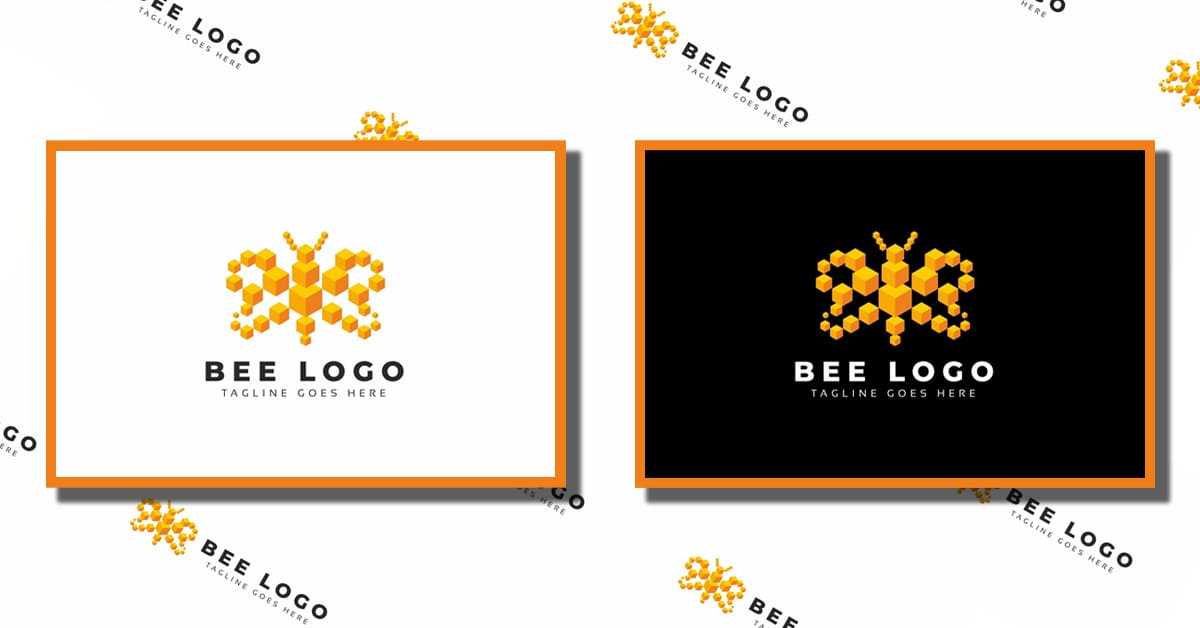 Bee 3D Logo – MasterBundles