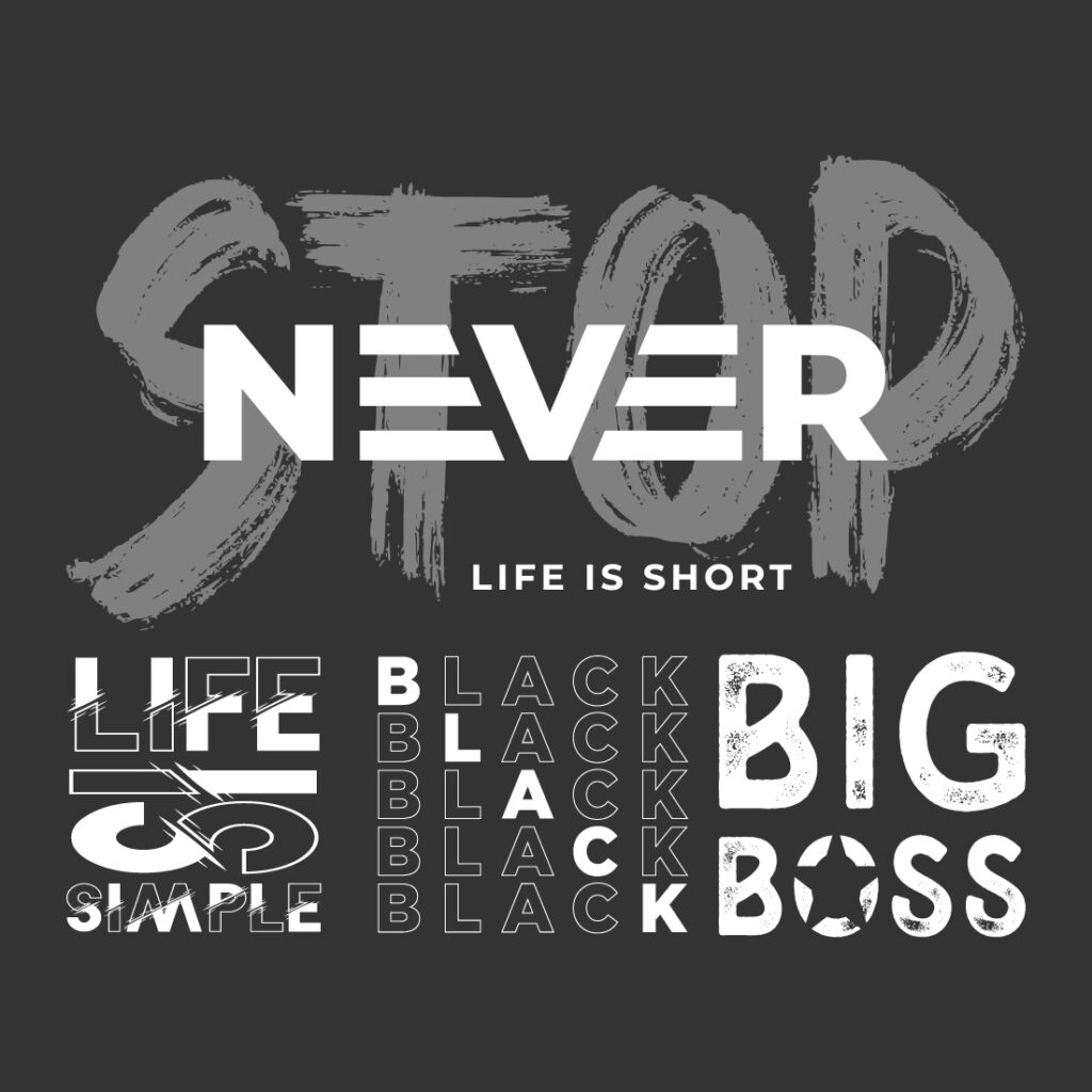 Simple t-shirt design bundle - MasterBundles