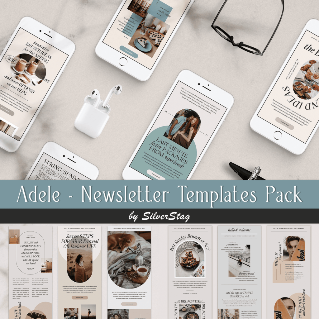 Adele - Newsletter Templates Pack – MasterBundles