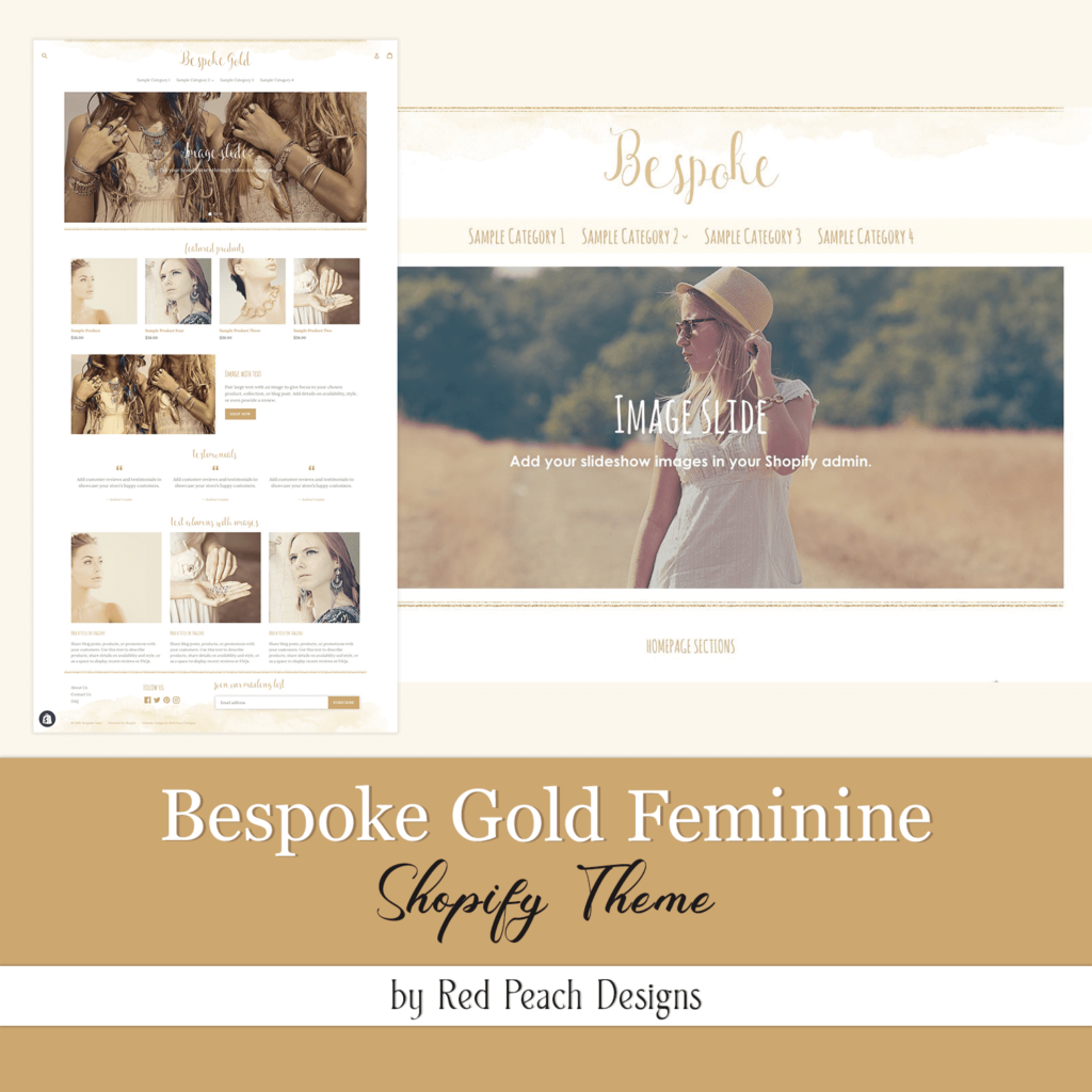 Bespoke Gold Feminine Shopify Theme – MasterBundles