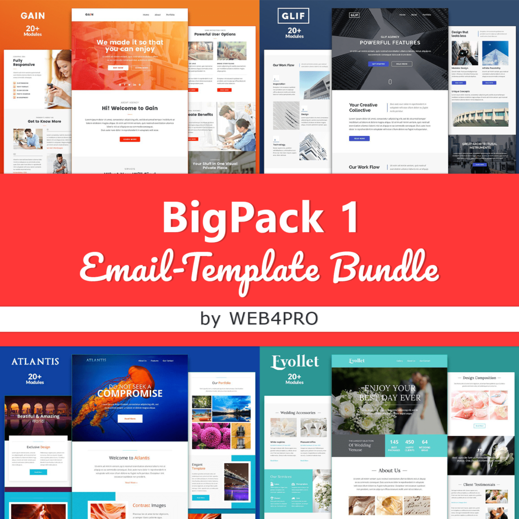 Bigpack 1 Email-Template Bundle – MasterBundles