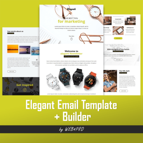 Elegant Email Template + Builder – MasterBundles