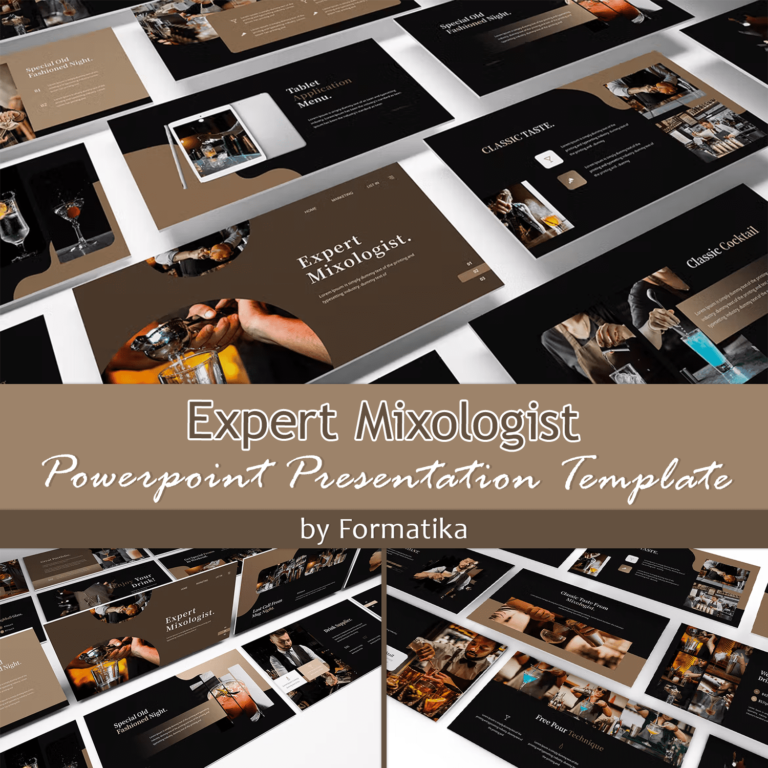 Expert Mixologist Powerpoint Presentations – MasterBundles