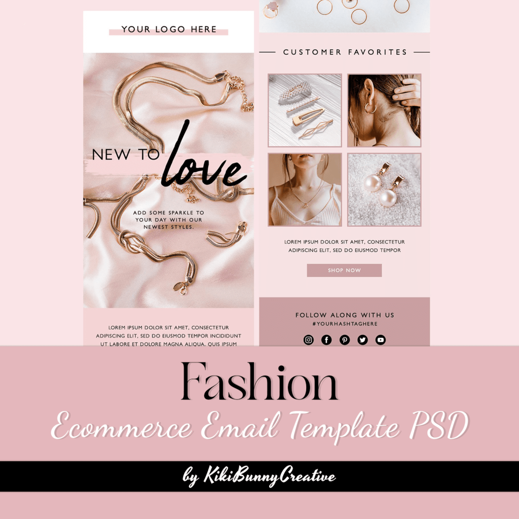 Fashion Ecommerce Email Template Psd – MasterBundles