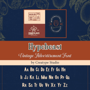 Hypebeast Vintage Advertisement Font – MasterBundles