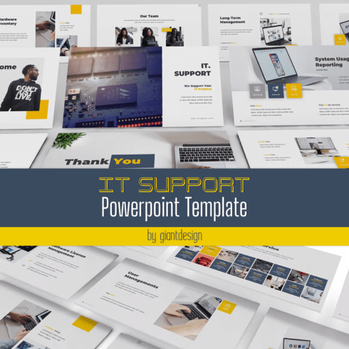 IT Support Powerpoint Template – MasterBundles