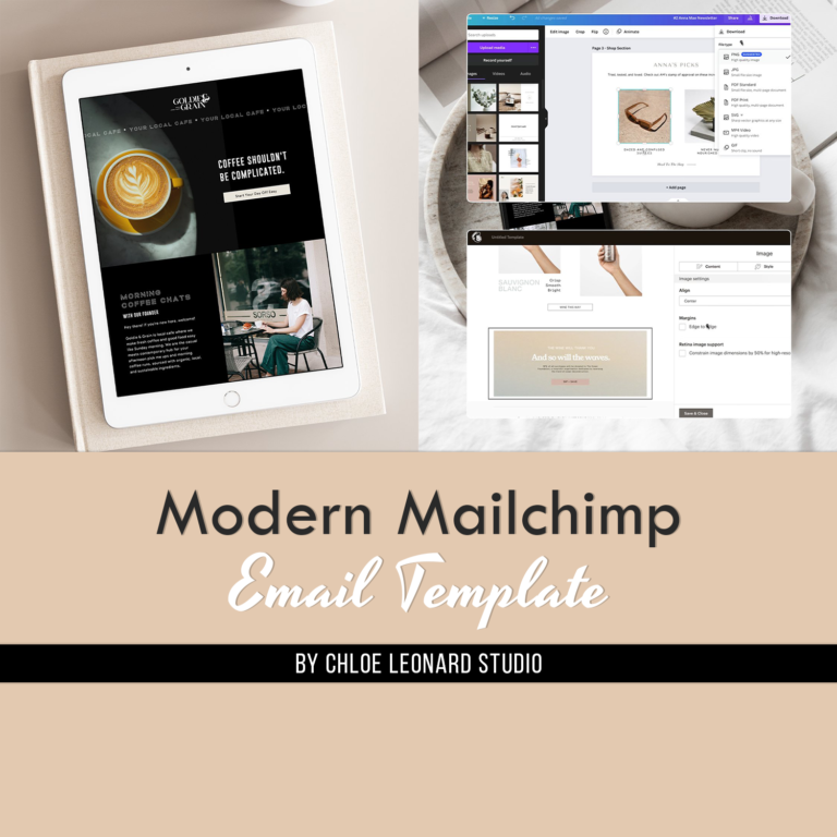 Modern Mailchimp Email Template – MasterBundles