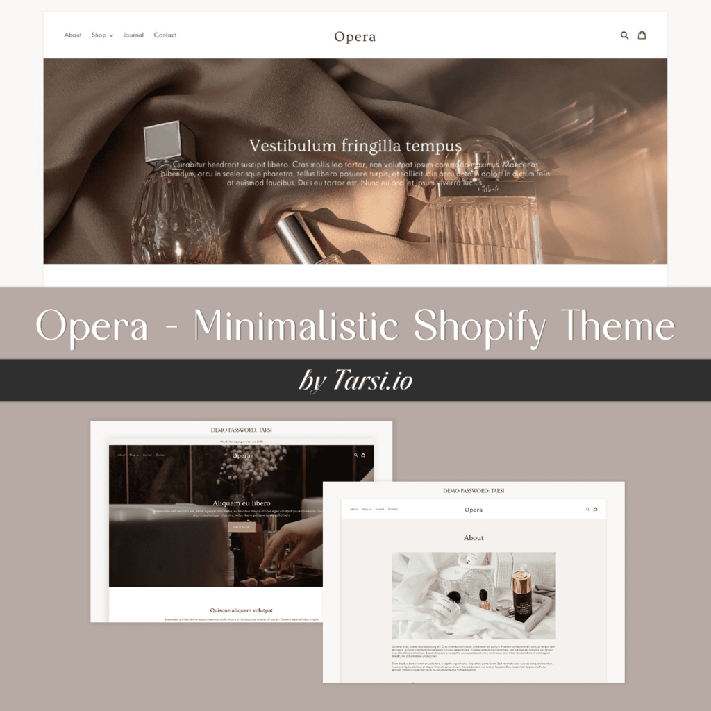 Opera - Minimalistic Shopify Theme – MasterBundles