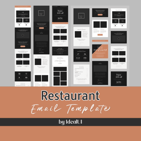 Restaurant Email Template – MasterBundles