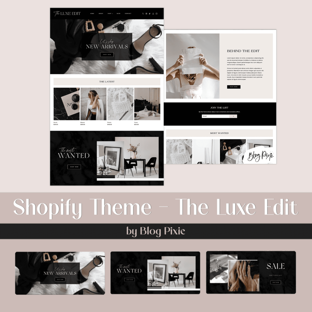 Shopify Theme - The Luxe Edit – MasterBundles
