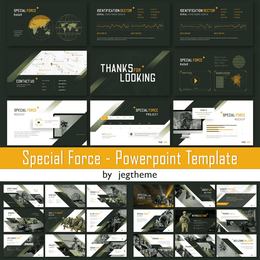 Special Force - PowerPoint Template – MasterBundles