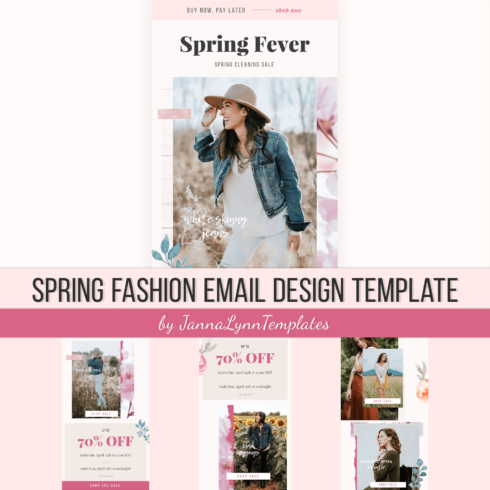Spring Fashion Email Design Template – MasterBundles