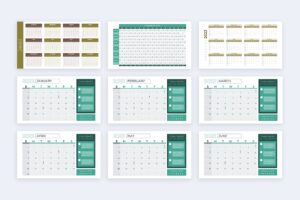 2023 Calendar Slides Powerpoint Infographics – MasterBundles