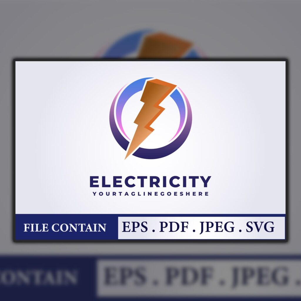 Double Lightning Volt 3D Logo Vector – MasterBundles