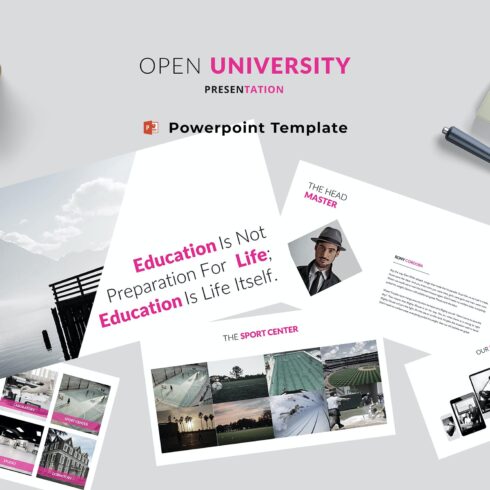 Open University Powerpoint Template | MasterBundles