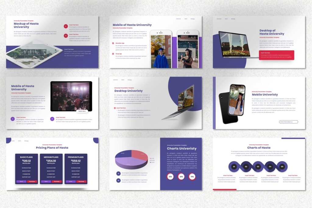 Hasta - University Powerpoint Template – MasterBundles