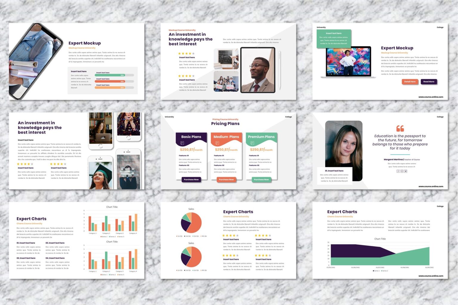 Course - University Powerpoint Templates – MasterBundles