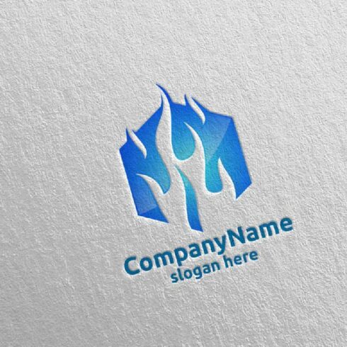 3D Fire Flame Element Logo Design 9 | MasterBundles
