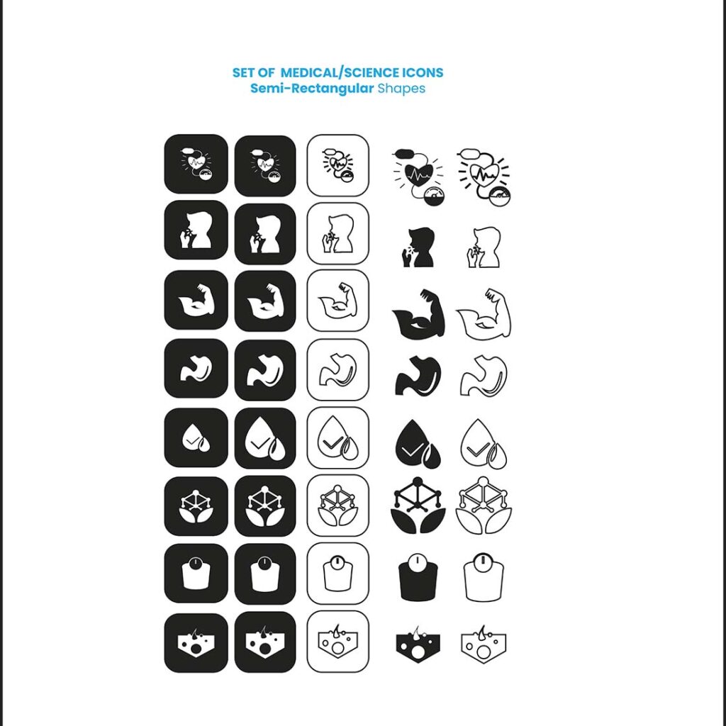 Science and Health Icons Bundle - MasterBundles