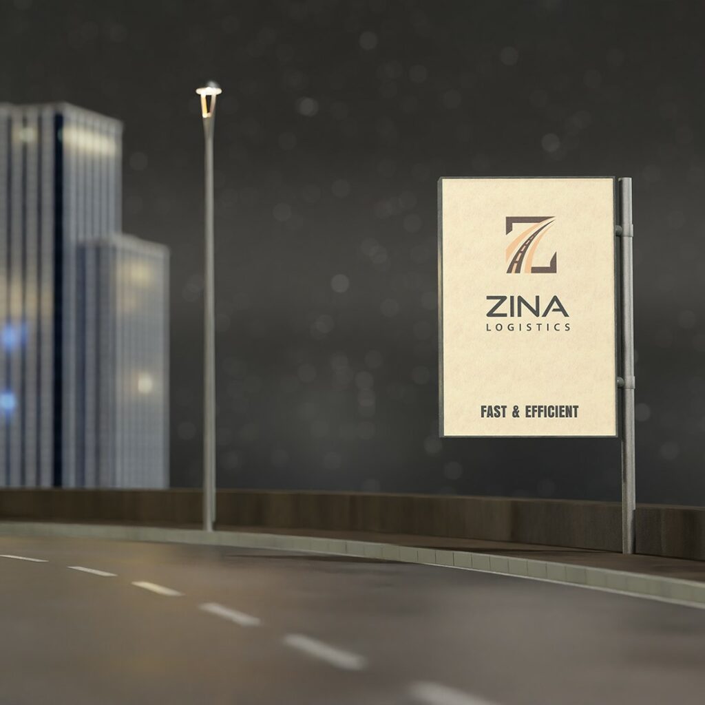 Zina Logo Design - First Concept - MasterBundles