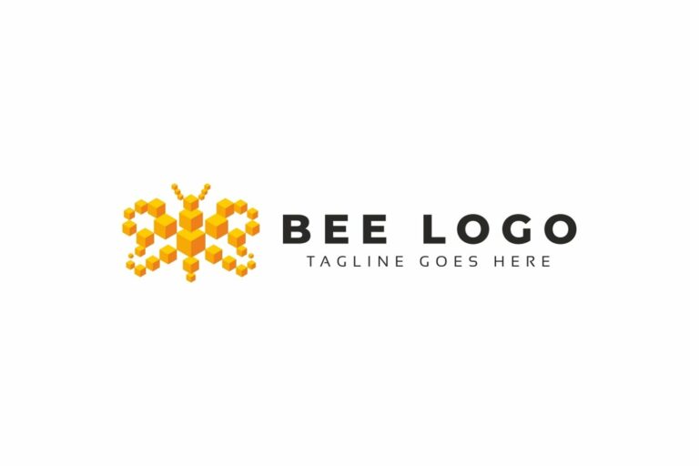 Bee 3D Logo – MasterBundles