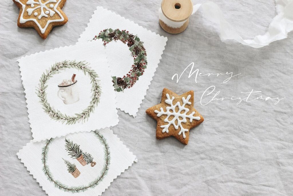 Watercolor Clipart - Cozy Christmas – MasterBundles