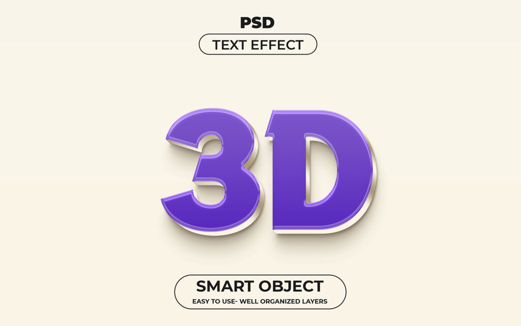 3d text effect style bundle template - MasterBundles